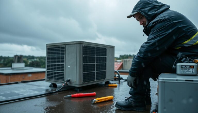 HVAC Technicians: Do HVAC Guys Work in the Rain?