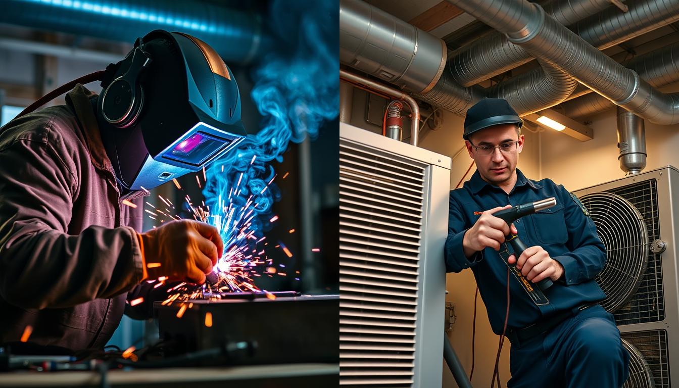 Welding vs HVAC: Does Welding Make More Than HVAC?