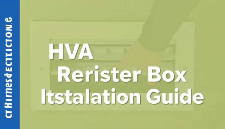 How to Install HVAC Register Box: 101 Step-by-Step Guide